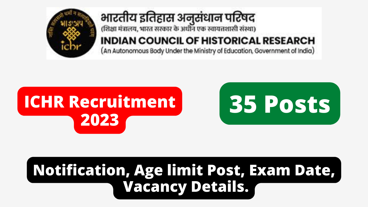 ICHR Recruitment 2023 [MTS, LDC, Driver, etc] Cancelled, Check Notice ...