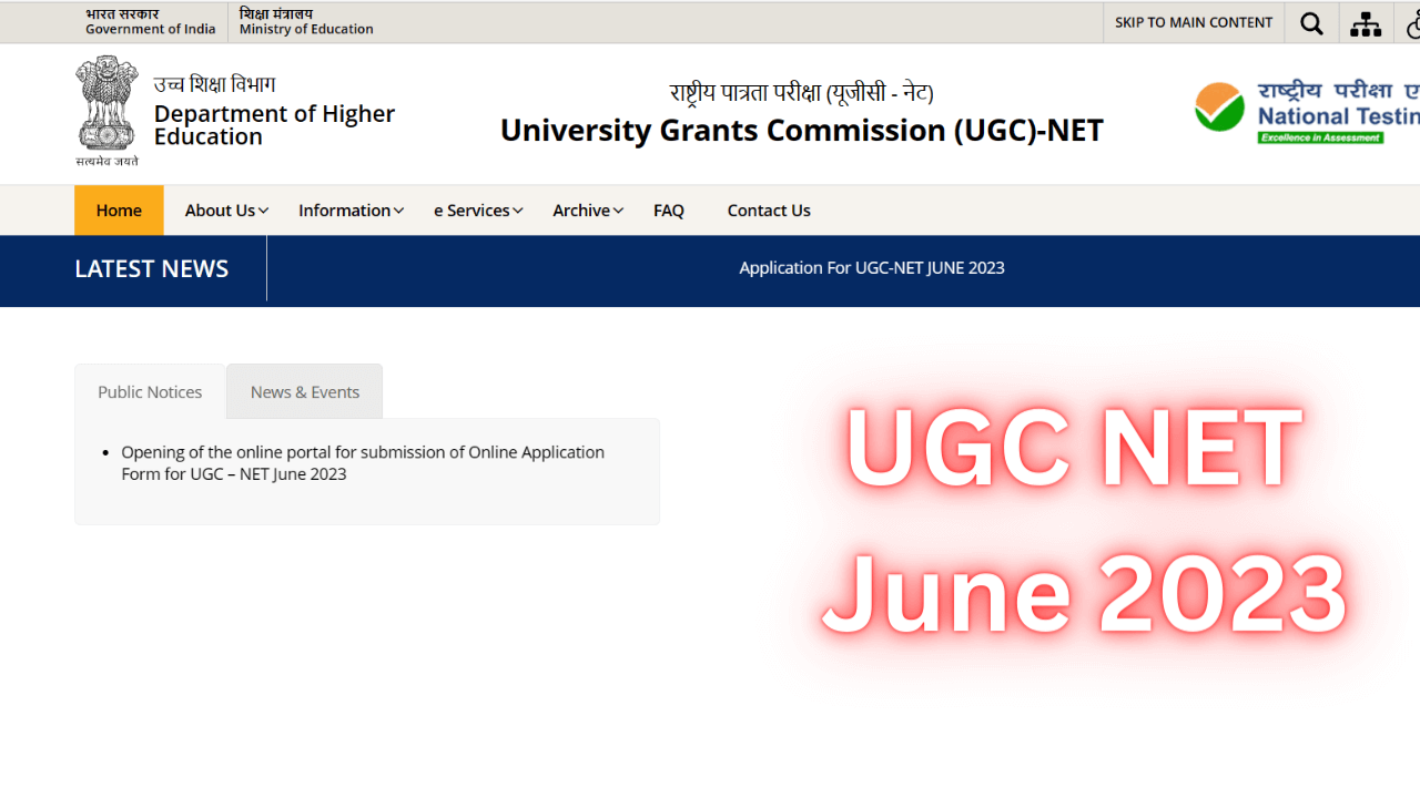 UGC NET June 2023 Notification OUT, Application Form, Check All Details ... UGC NET June 2023 Notification OUT, Application Form, Check All Details ...