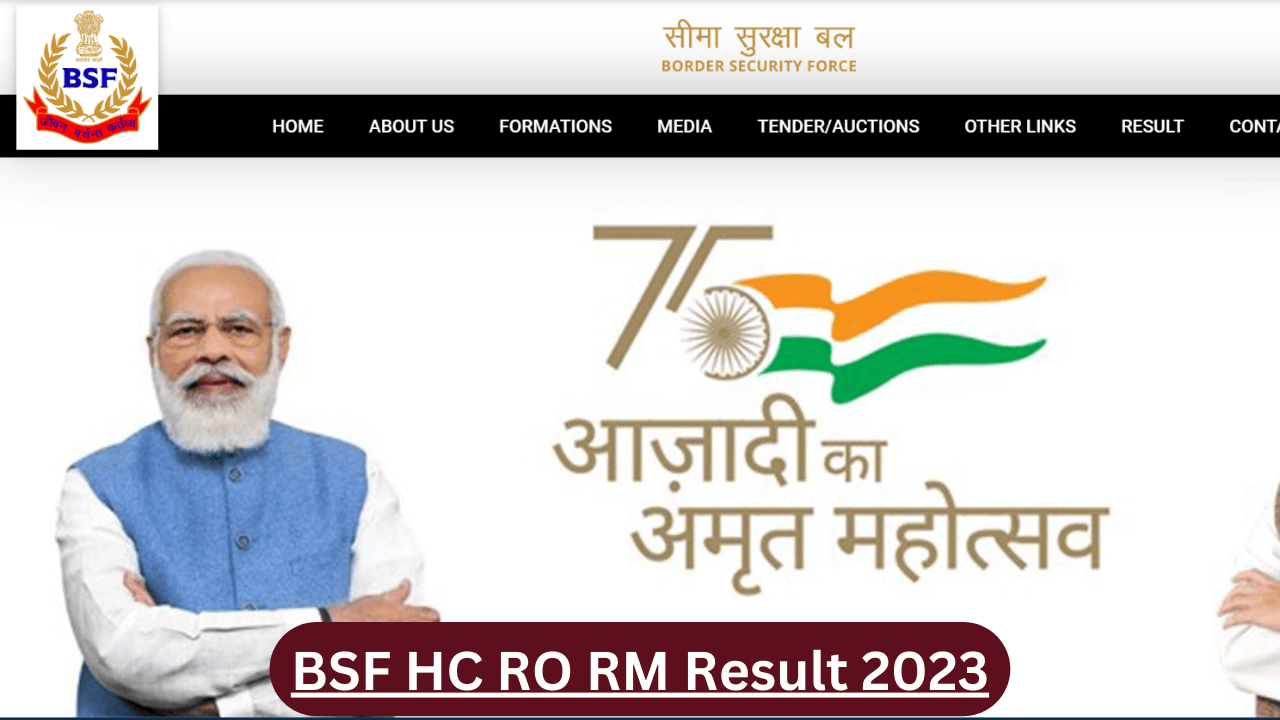 BSF HC RO RM Result 2023 OUT, Download Merit List and Cutoff PDF | EXAMZY BSF HC RO RM Result 2023 OUT, Download Merit List and Cutoff PDF | EXAMZY