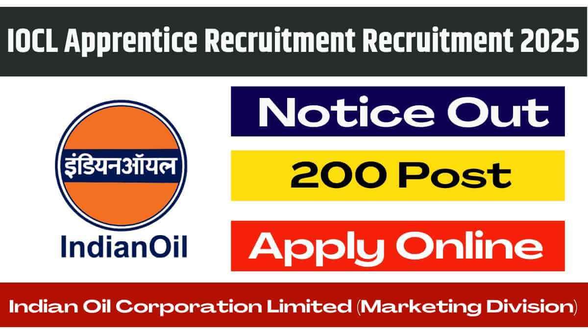 IOCL Apprentice Recruitment 2025 Notification and Online Application ...