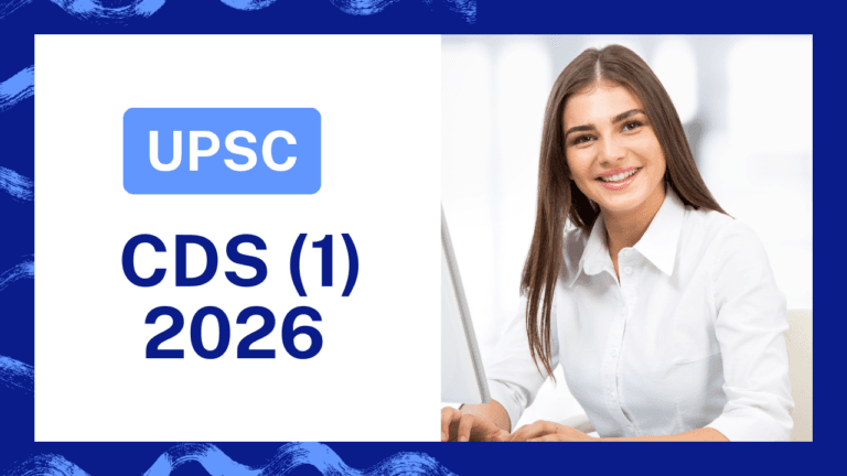 UPSC CDS (1) 2026 Exam Date Out for CDS Examination | EXAMZY