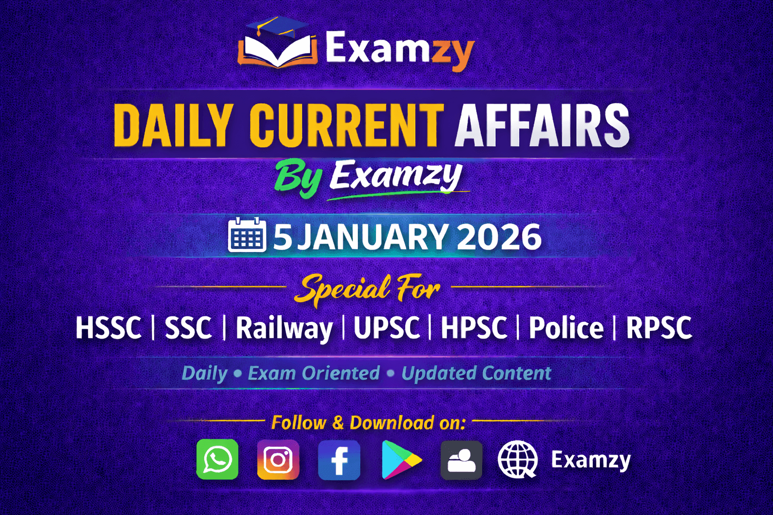 Daily Current Affairs 5 Jan 2026 for UPSC | Vision IAS Daily Current ...